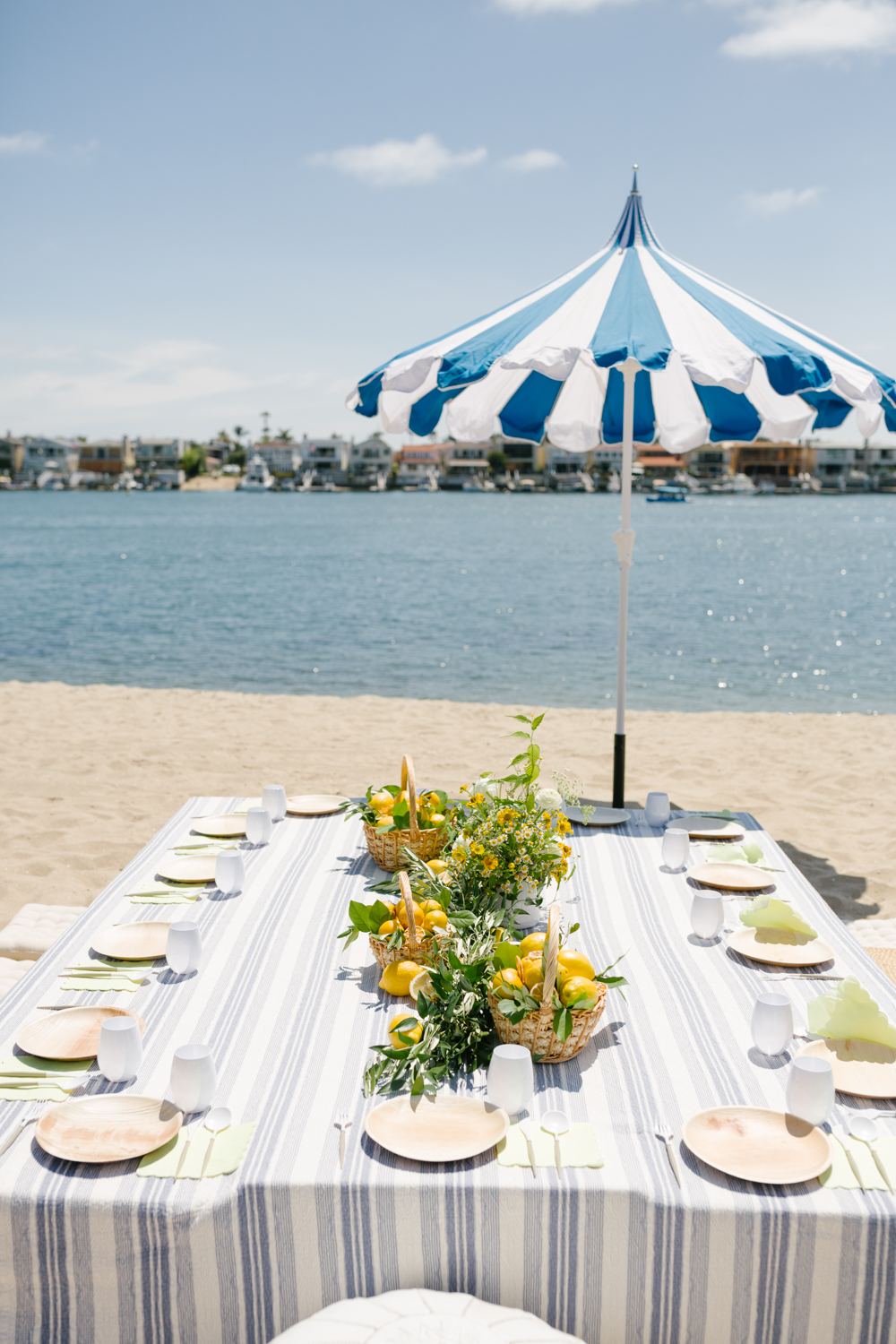 A Sunny Birthday Party on the Beach Inspired by the Amalfi Coast for ...