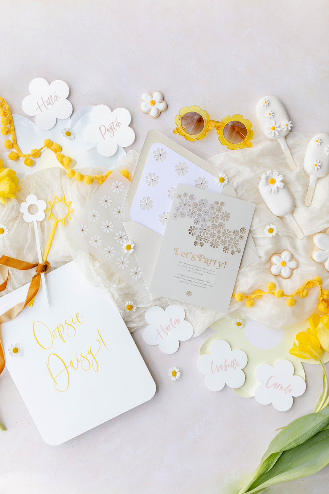 A Daisy Party that will have you giddy for Spring! – Beijos Events