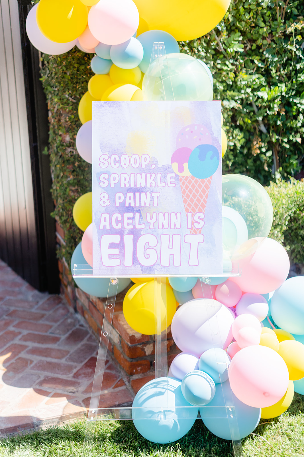 A Beautiful Day to Paint & Celebrate Acelynn Turning 8! – Beijos Events