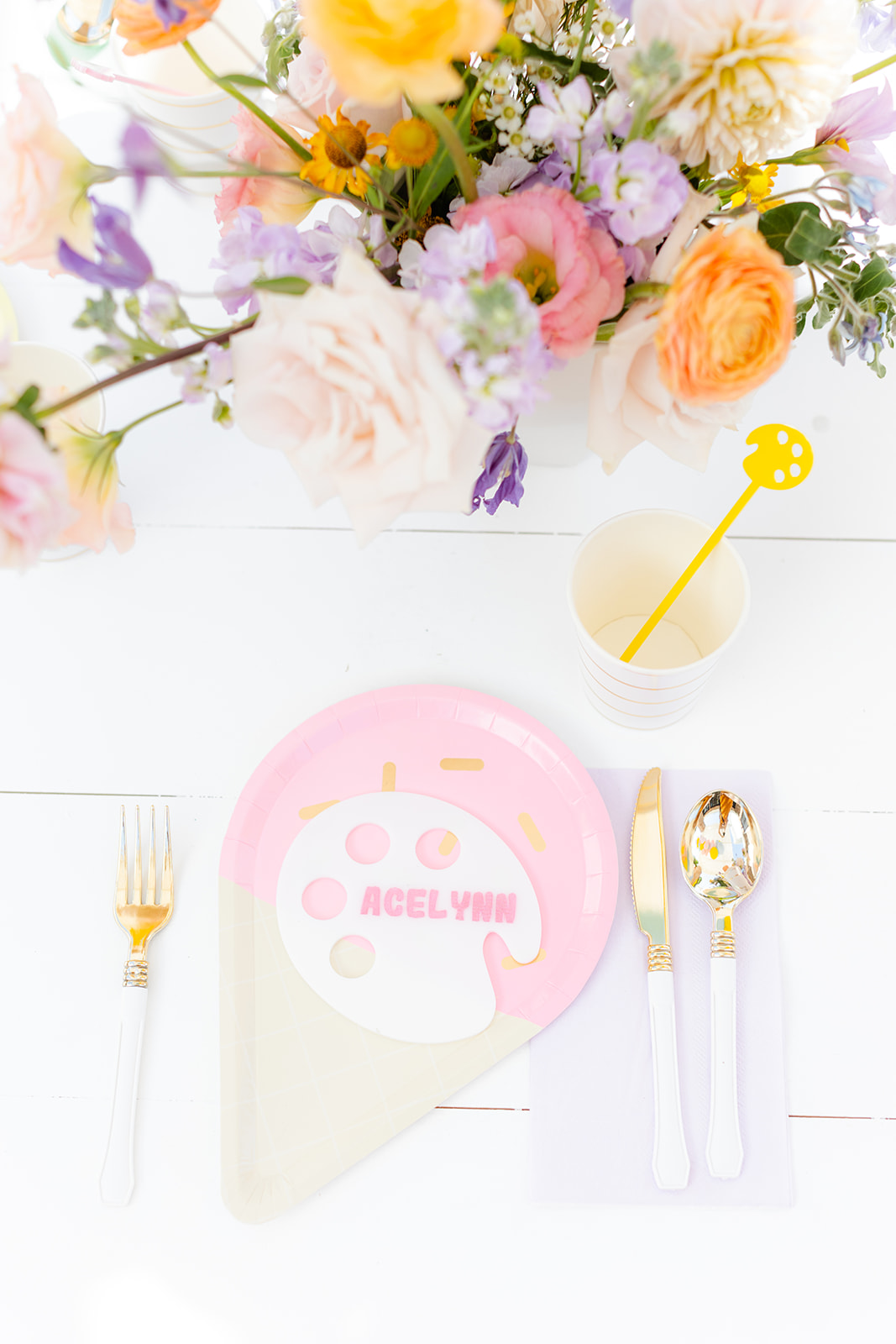 A Beautiful Day to Paint & Celebrate Acelynn Turning 8! – Beijos Events