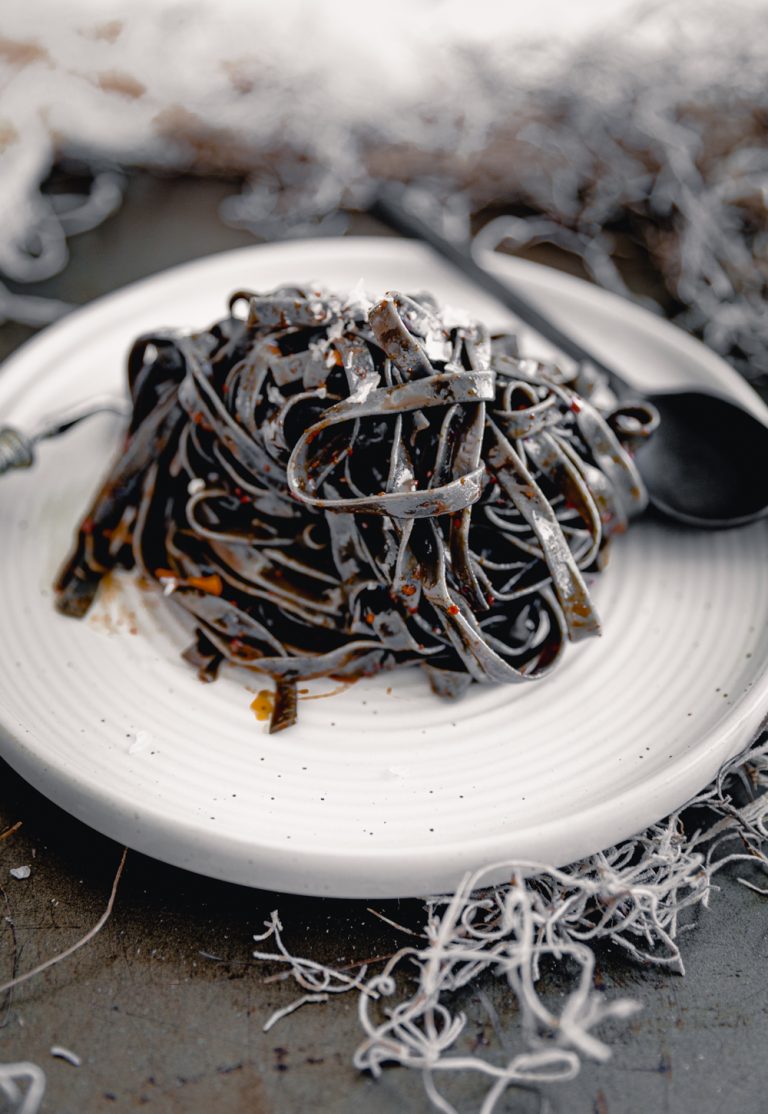 Spooky Black Pasta For Halloween – Beijos Events