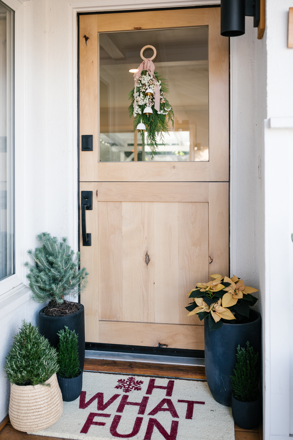 A Beautiful and Unique Wreath to add to your Front Door for Christmas ...